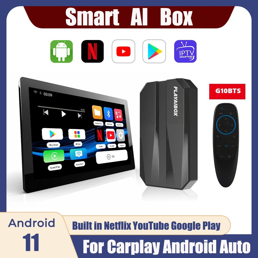 AutoLink AI CarPlay Box – Wireless CarPlay & Android Auto
