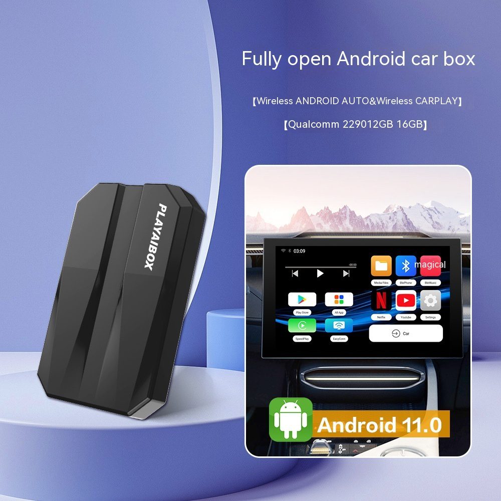 AutoLink AI CarPlay Box – Wireless CarPlay & Android Auto